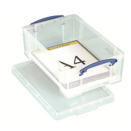4 Litre Int Size 348 x 220 x 68mm (A4 Size) Really Useful Box ...
